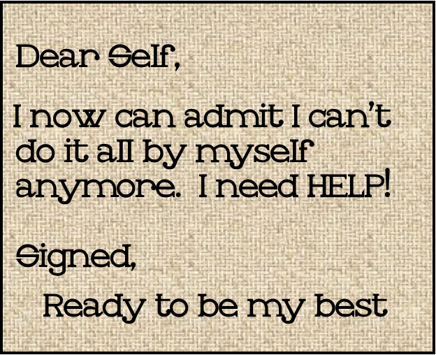 So, I admit I need help. Now what? – reneerobertskopp